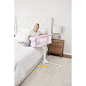 Halo Bassinest Swivel Sleeper Premiere Series Bassinet, Rose Leaf