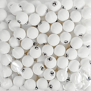 Butterfly 40+ Training Table Tennis Ball - White, 40mm Training Balls - Box of 120 - 40+ Training Balls are Comparable to a Three-Star Ball