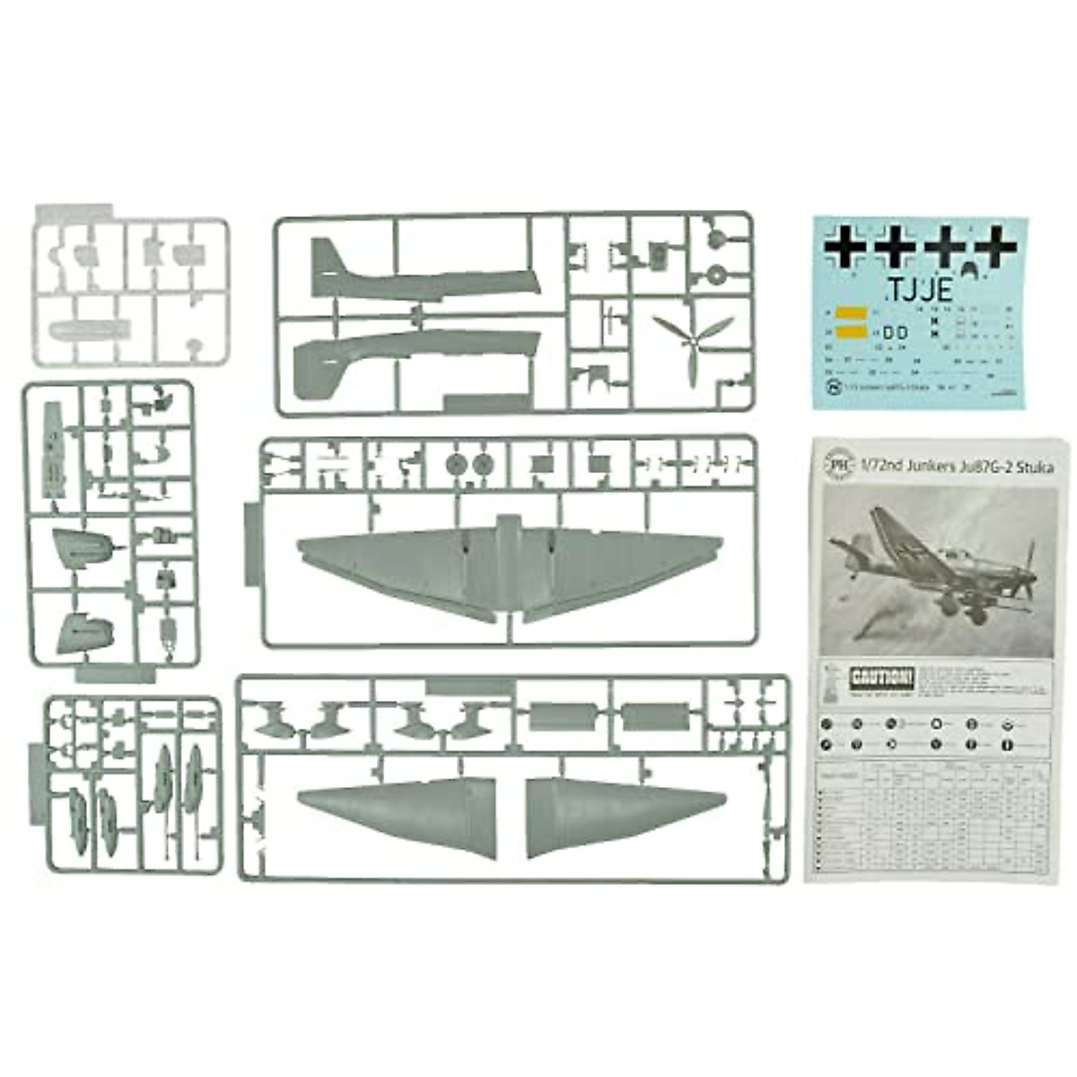 Premium Hobbies Junkers JU-87G-2 Stuka 1:72 Plastic Model Airplane Kit 133V