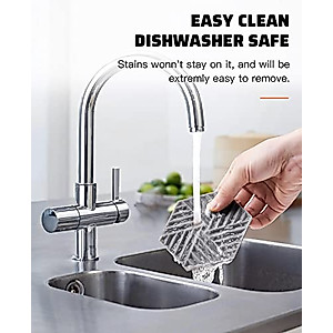 Dirani Design Colorée Coasters(Ocean Blue) for Drinks, Coffee Table Cute Silicone Non Absorbent Outdoor Modern Hexagon Cup Cool Farmhouse, Dishwasher Safe, House Warming Gifts New Home