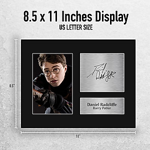 HWC Trading Daniel Radcliffe USL Signed Printed Autograph Harry Potter Gifts Print Photo Picture Display - US Letter Size