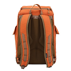 Eddie Bauer Bygone Backpack with Exterior Pockets and Laptop Compatible Sleeve, Terracotta, 25L