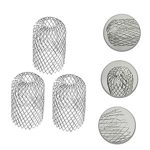 Angoily Aluminum Downspout Filter 6 Pcs Leaf Filter Gutter Downspout Diverter Downspout Filter Cover Drain Strainer Downspout Aluminium Filter Strainer Flexible Filter Material Aluminum