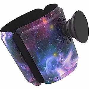 PopSockets PopThirst Cup Sleeve, Drink Holder, Koozie - Blue Nebula