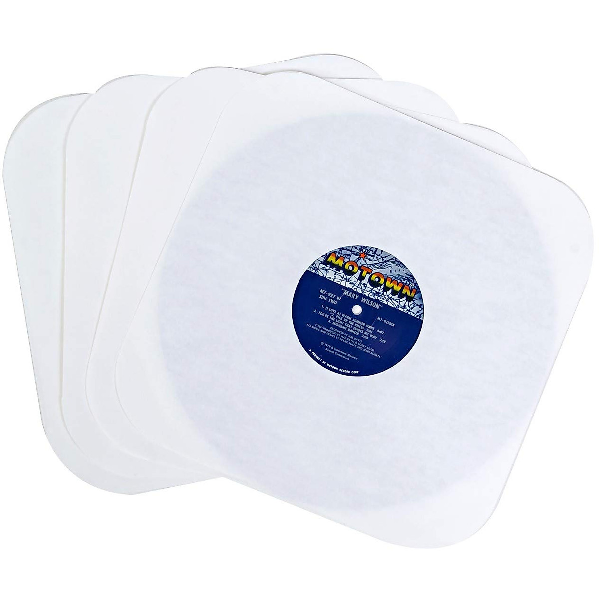 Vinyl Record Inner Paper Sleeves - Premium Acid Free Protection Covers for 12 inch LP Albums - 50 Pack