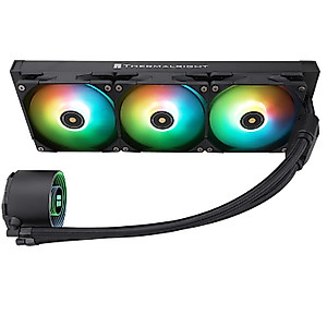 Thermalright Frozen Notte 360 Black ARGB Water Cooling CPU Cooler, 360 Black CPU Cooler Specifications, 3×120mm PWM Fans, S-FDB V2 Bearings, Suitable for AMD/AM4/AM5, Intel 1700/1150/1151/1200/2011