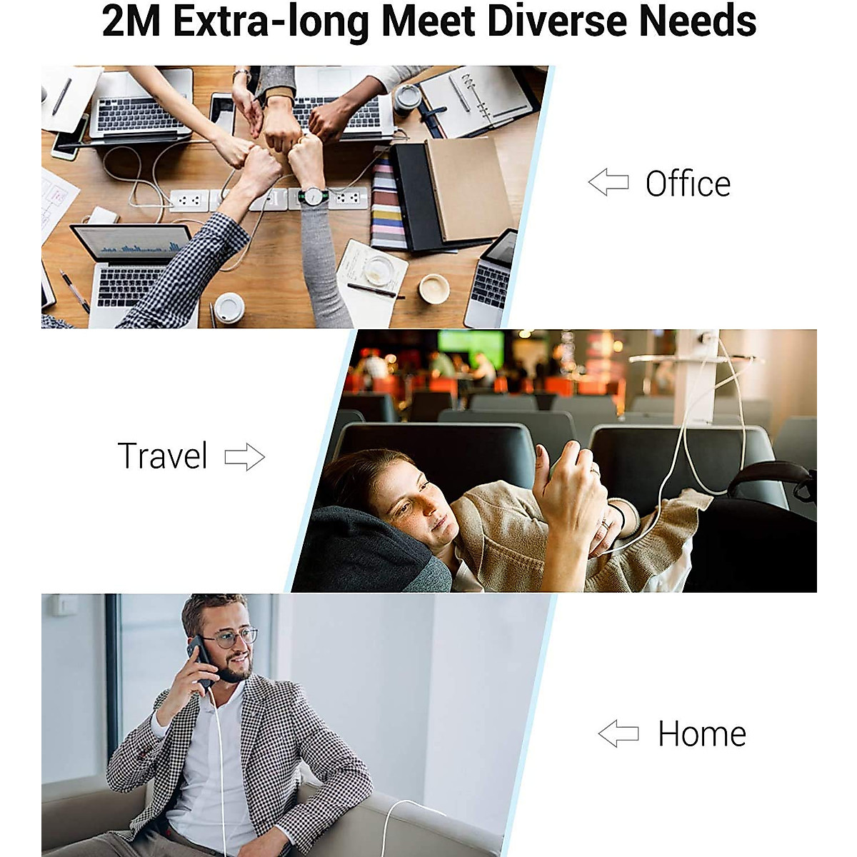 MFi Certified Lightning Cable - iPhone Charger Cable 3 Pack 6ft - ilikable Durable iPhone Charging Cable Cord for iPhone 14 13 12 11 Mini Pro XR Xs Max X SE 8 Plus 7 Plus 6S Plus iPad AirPods