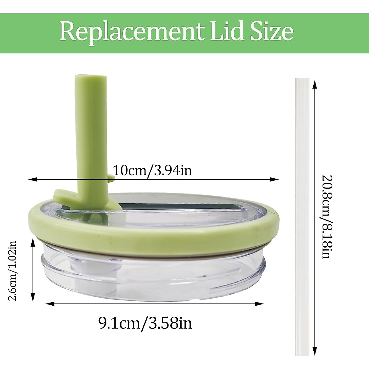 2 PCS 40 oz Replaceble Tumbler Flip Straw Lid for Stanley Quencher, Flip Spill Stopper Lids, Dustproof Tumbler Cover, Reusable Tumbler Cover, Spill Proof Splash Resistant Tumbler Lids