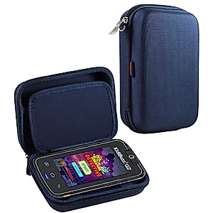 Navitech Dark Blue Premium Travel Hard Carry Case Cover Sleeve Compatible with VTech KidiBuzz G2