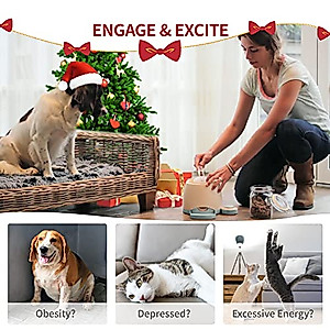 PETGEEK Automatic Dog Treat Dispenser, Dog Puzzle Memory Training Activity Toy- IQ Training Automatic Dog Cat Feeder Toy, Remote Dog Button Treat Dispenser for Dogs (Blue)