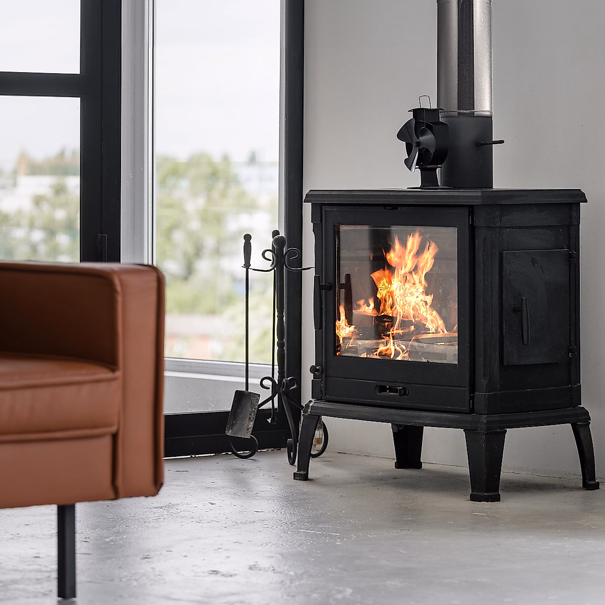 DuraVent DuraPlus 36 x 6 Inch Galvanized Stainless Steel Triple Wall Wood Burning Stove Pipe Connector for Ventilation with Twist Lock, Silver