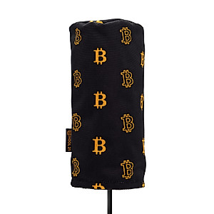 HODL 21 Bitcoin Golf Divot Repair Tool, All-Metal - Golf Accessories, Golf Club Driver Headcover- Premium Bitcoin Barrel Style