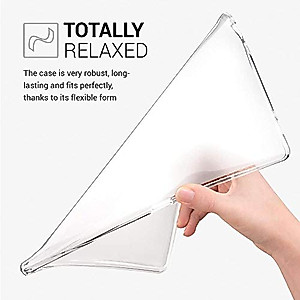 Zeking Samsung Galaxy Tab A7 Case 10.4 Inch (SM-T500 / T505 / T507) Case, Crystal Clear TPU Rubber Soft Skin Silicone Protective Case for 10.4 Inch Samsung Tab A7 Tablet (2020)/Tab A7 (2022)