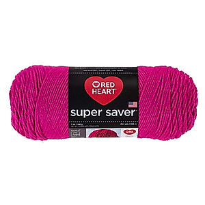 Red Heart Super Saver Yarn 718 Shocking Pink