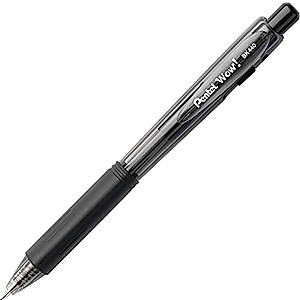 Pentel Bk440bp8m Wow! Retractable Ballpoint Pen, 1Mm, Assorted Barrel, Assorted Ink, 8/Pack