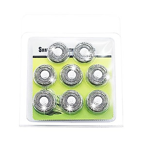 8PCS Shaver Head Replacement Blade compatible with Skull Shaver Pitbull Electric Razors