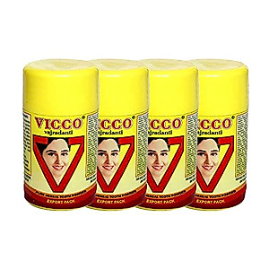 Vicco Vajradanti Pure Herbal Toothpowder - Pack of 4 (100g Each) - Specially Packed and Exported by Behal International