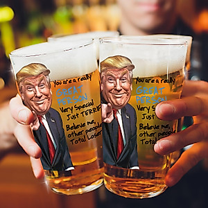 Patriots Cave - Great Person Funny Gift for Dad from Daughter, Son - Dad Gifts - Birthday Gifts for Dad - Dad Birthday Gift Ideas - Cool Gifts for Dad - Present for Dad 16 oz Pint Glass Beer Glass