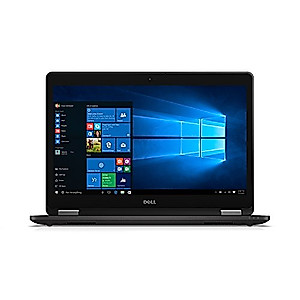 Dell E7470 Latitude 7470 14" Laptop (Intel Core i5-6300U, 8GB 2133MHz DDR4 RAM, 180GB SSD, Windows 10 Pro, Black)