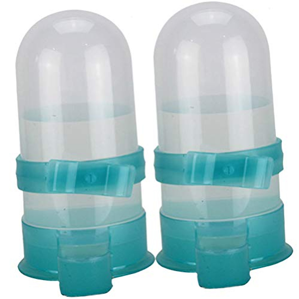 Baluue Plastic Bird Drinker - 2pcs Pigeon Feeder Automatic Birds Feeder Food Dispenser Feeders for Cage, Parrot Feeder for Parakeet Canary Cockatiel Finch