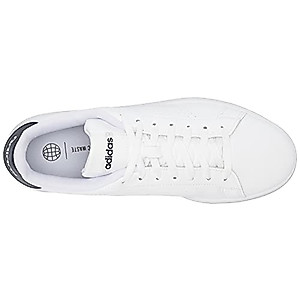 adidas Men's Advantage Racquetball Shoe, White/Cloud White/Ink, 10