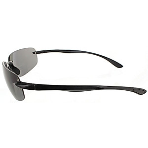 Fiore Island Sol Polarized Bifocal Sunglasses Sports Wrap Sun Readers Rimless TR90 Bi Focal Reading Glasses For Men And Women | 100% UV Protection