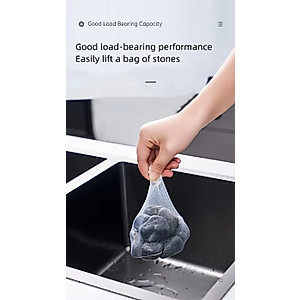 WEIYSHIGSH Kitchen Sink Strainer Mesh Bag- 200PCS Disposable mesh Sink Strainer Bags - Sink Drain Strainer - Suitable for Most Sizes of Kitchen Drainage Basket
