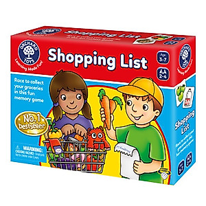 Orchard Toys Moose Games Shopping List Race to Collect Your Groceries in This Fun Memory Game. Age 3-7. 2-4 Players