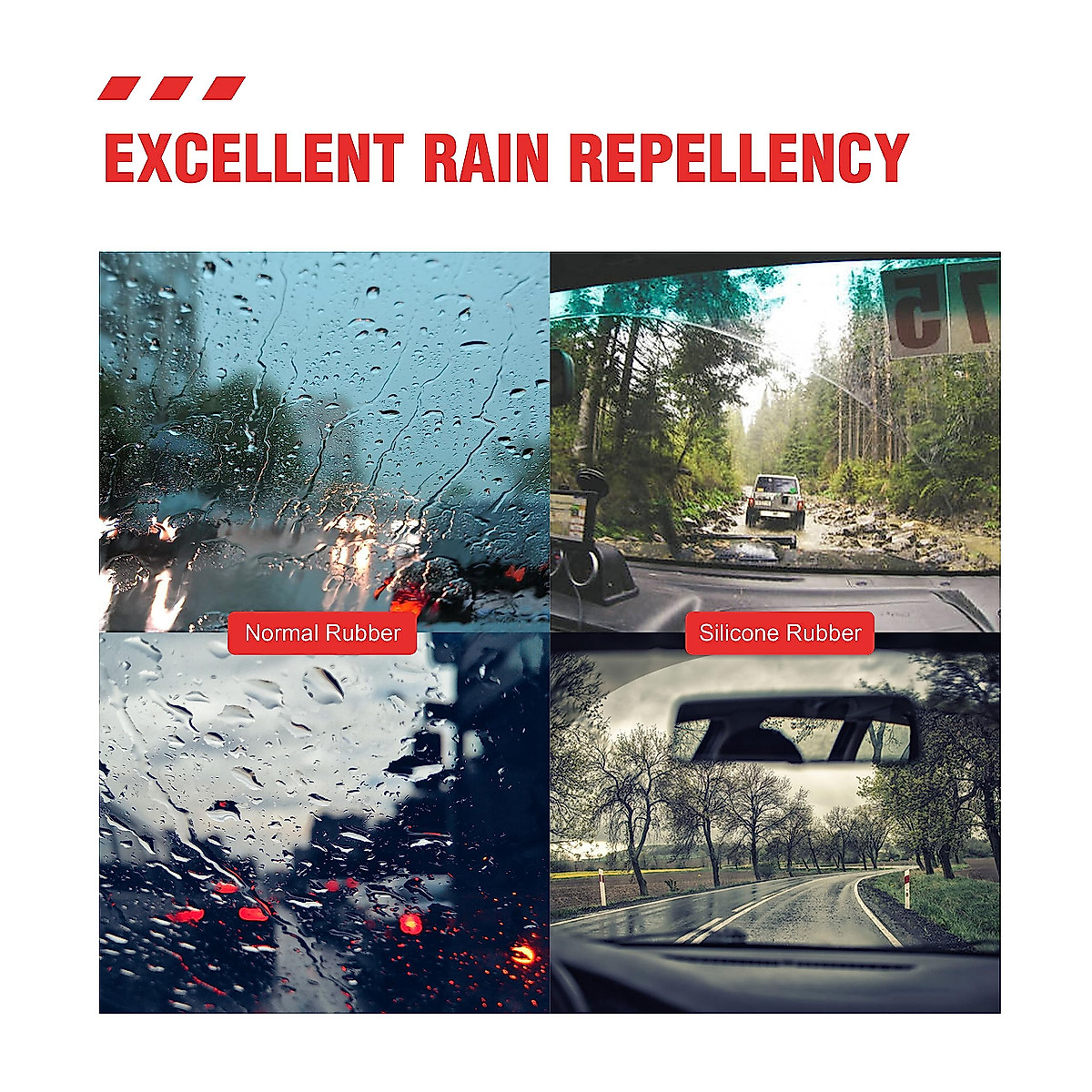 28 & 13 Inch Pack of 2 Windshield Wiper Blades Fit for 22-19 Toyota Corolla/19-12 Toyota Prius C/17-13 Hyundai Elantra GT/20-09 Honda Fit+More Hook Adapter …