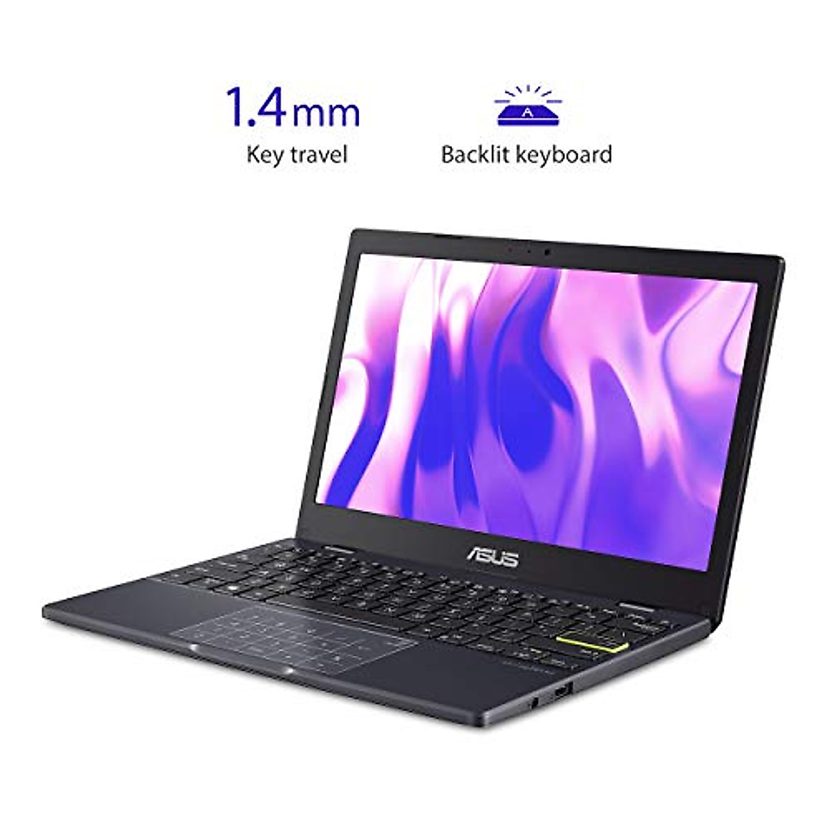 ASUS Vivobook Go 12 L210 11.6” Ultra-Thin Laptop, 2022 Version, Intel Celeron N4020, 4GB RAM, 64GB eMMC, Win 11 Home in S Mode with One Year of Office 365 Personal, L210MA-DS02 (Renewed)