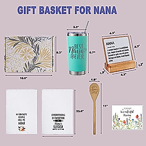 UNNESALT Nana Gifts - Birthday Gifts for Nana from Grandchildren, Grandkids, Granddaughter, Grandson - New Nana Gifts, Christmas Mothers Day Gifts For Nana - 20oz Tumbler