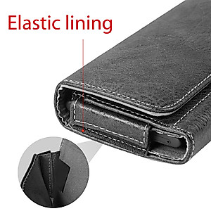 eBigValue Cell Phone Clip Holster with Card Slot for Moto G 5G 2023, Moto G Pure, Moto G Stylus 5G, Galaxy Note 20 Ultra