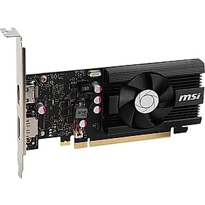 MSI Gaming GeForce GT 1030 4GB GDRR4 64-bit HDCP Support DirectX 12 DP/HDMI Single Fan OC Graphics Card (GT 1030 4GD4 LP OC)