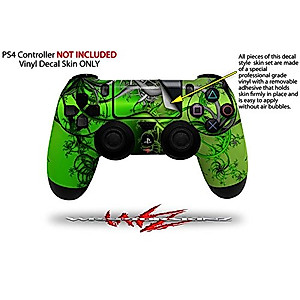 WraptorSkinz Vinyl Decal Skin Compatible with Sony PS4 Controller PlayStation 4 Original Slim and Pro Lighting (Controller NOT Included)