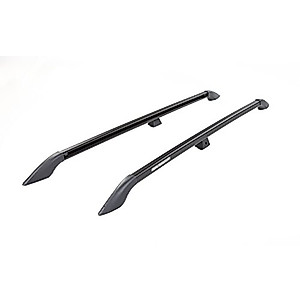 Perrycraft AVXX48-B Aventura Black 48" Long Drill-in Installation Roof Rail