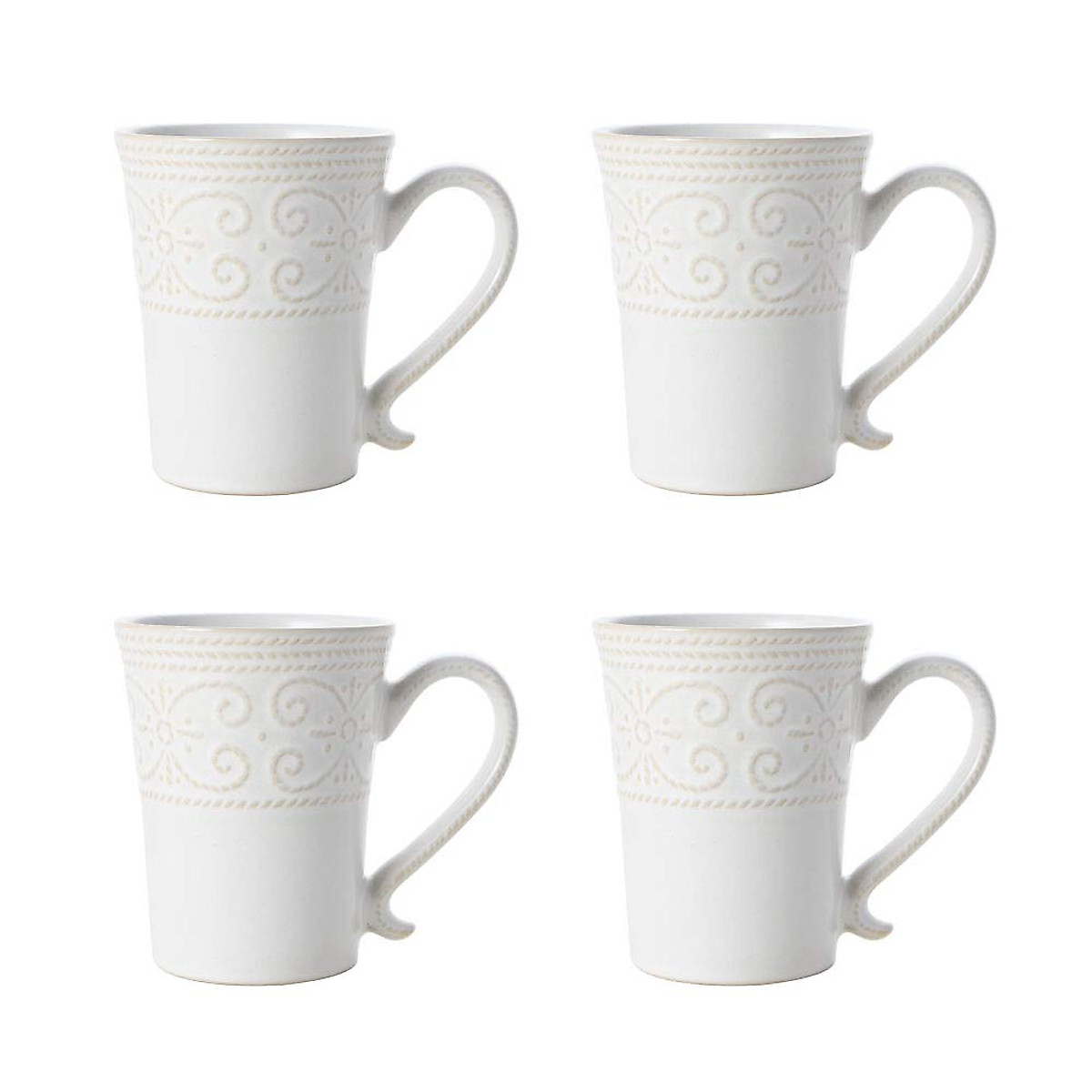 Pfaltzgraff 5267392 Abby 16-Piece Dinnerware Set, white