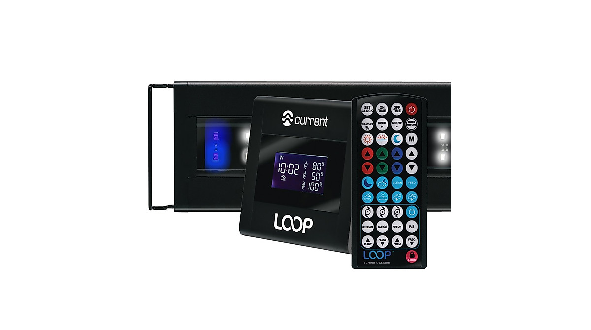 CURRENT USA 36-48" Inch Orbit Marine IC LED Saltwater Reef Marine ...