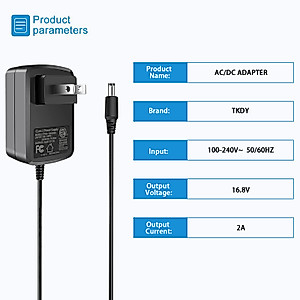 16.8V Battery Charger, for Massage Gun Charger, for Hunter Douglas PowerView Shades Motorisation & Control System 14.4V Rechargeable Li-ion Battery Pack.