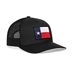 HAKA State Flag Series Trucker Hat for Men & Women, Adjustable Baseball Hat, Golf Hat Snapback Black