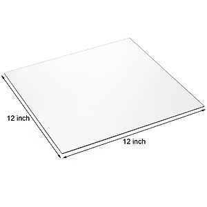 Suwimut Set of 10 Square Mirror Candle Plates - 12x12 Inch Mirror Trays, 1.7 mm Thick - Glass Mirror Tiles for Wall, Table Wedding Centerpieces, Party Decor, Crafts