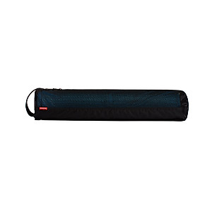 Manduka Yoga Breathe Easy Mat Carrier - Lightweight, Breathable Mesh with Zipper Closure, Easy to Carry, Hands-Free, Black, 1 EA, 26.5” x 6.5” x 6.5”