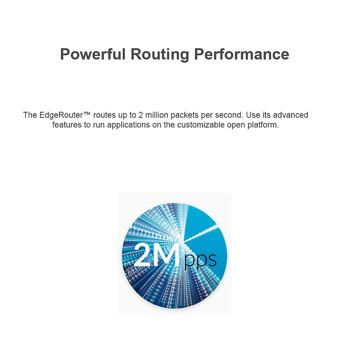 EdgeRouter 8 ER-8 8-Port Router Gigabit Advanced Network 2 Million pps