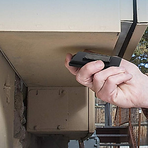 Katzco Magnetic Key Holder - 3 Pack - 1.25 x 2.75 Inches - Rugged Black Plastic Cases with Strong Magnets - for Safe Compartments, Extra Car Keys, House, and More