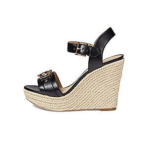 Michael Kors Rory Wedge Espadrille Black 9 M