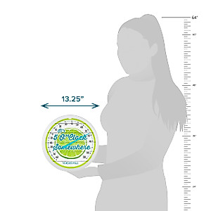 La Crosse 5 O'Clock Somewhere 13.25-inch Cheeseburger in Paradise Margaritaville Analog Dial Thermometer, Multi
