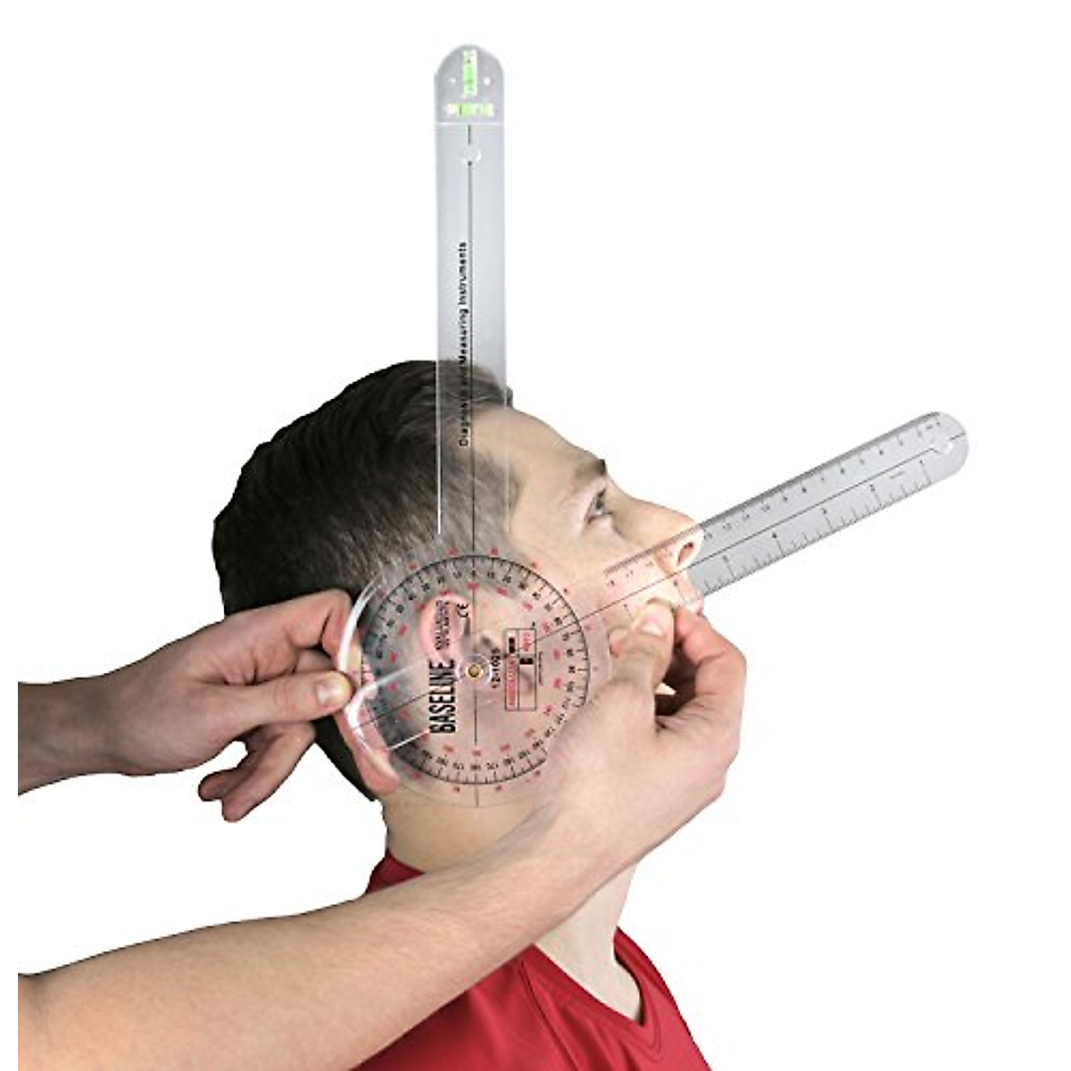 Baseline 12-1025 Absolute Axis 360 Degree Plastic Goniometer, 12" Length
