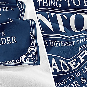 Best Boss Gifts for Men/Women - Boss Lady Gifts - Mentor Gifts - Boss Day Gifts - Gift for Female/Male boss - Boss Christmas/Birthday Gifts Ideas - Boss/Leader Appreciation Gift Blanket 50" x 60"