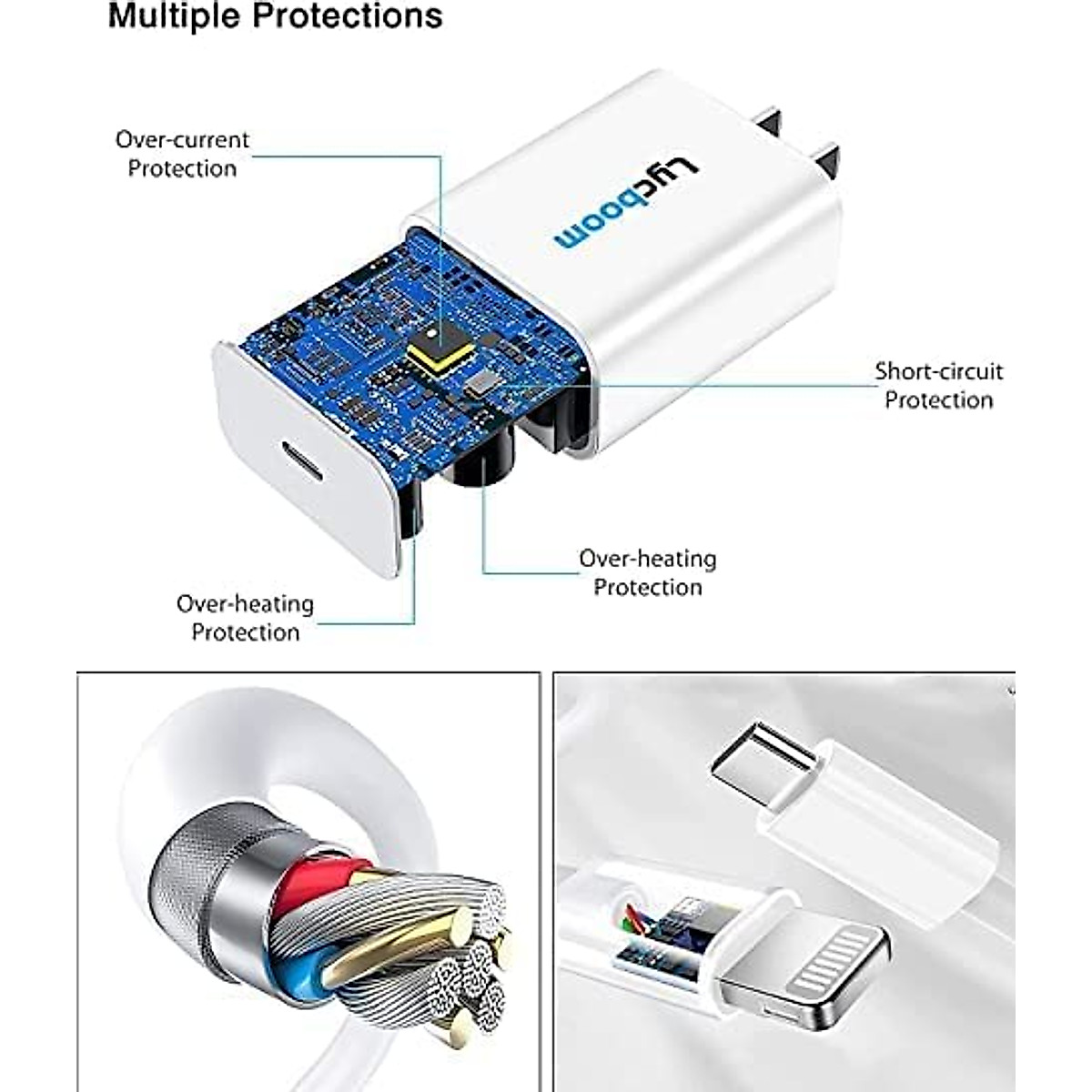 2023 New Update Fast 2 in 1 Charging Station Cable (5FT) for Apple Watch8 7 6 5 4 3 and for All iPhone 14/13/12/12 Mini/12Pro/12 Pro Max Plus/11/11Pro/11 Pro…
