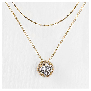 Rhinestone Back Chain Jewelry Bride Long Chain Necklace Rhinestone Backdrop Wedding Body Accessories Jewelry for Women (Choker-gold)