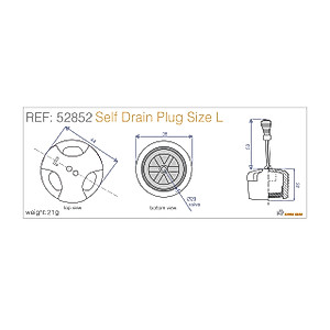 Kayak Gear Sold As Pair Large Self Draining Scupper